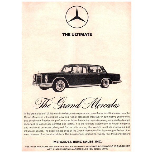 Mercedes | Art | 964 Grand Mercedes The Ultimate Sedan Or Limousine ...